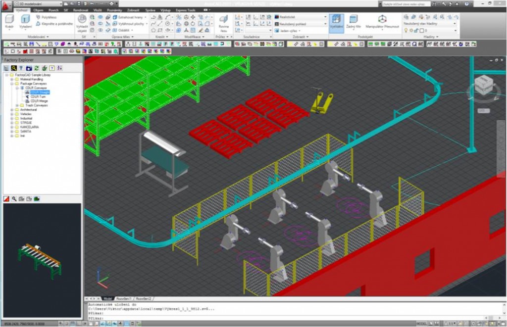 FactoryCAD / FactoryFLOW – Katedra priemyselného inžinierstva